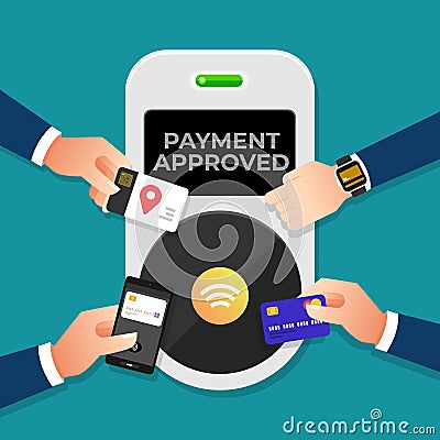 RFID Illustration Vector | CartoonDealer.com #138758940