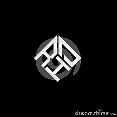 RHD Letter Logo Design On Black Background. RHD Creative Initials ...