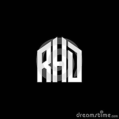 RHD Letter Logo Design On BLACK Background. RHD Creative Initials ...