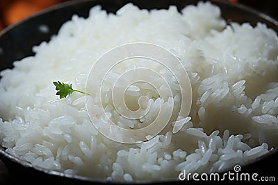 Rice Perfection Close Up Of Beautifully Cooked And Presented White Rice ...