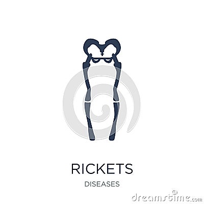 Rickets Icon. Trendy Flat Vector Rickets Icon On White Background From ...