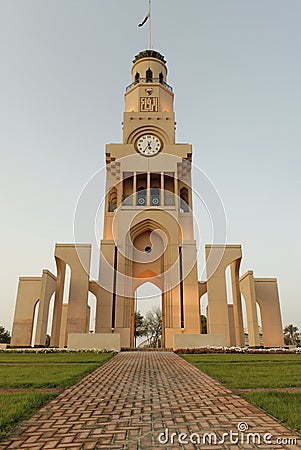 Riffa Clock Tower, Bahrain Stock Images - Image: 5013834