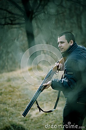 Rifle Hunter Stock Images - Image: 2157894