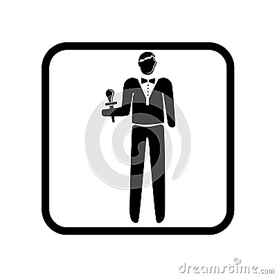 Ringmaster Icon Vector Isolated On White Background, Ringmaster Sign ...