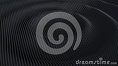 Ripples Made of Shiny Black Pyramids. Stock Video - Video of cone ...