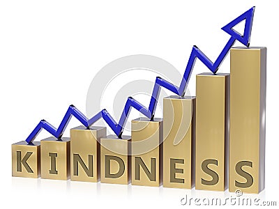 Rising Kindness Graph Royalty-Free Stock Image | CartoonDealer.com ...