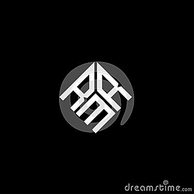 RMR Letter Logo Design On Black Background. RMR Creative Initials ...