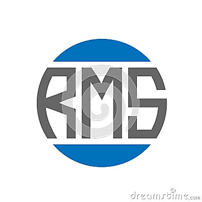 RMS Letter Logo Design On White Background. RMS Creative Initials ...