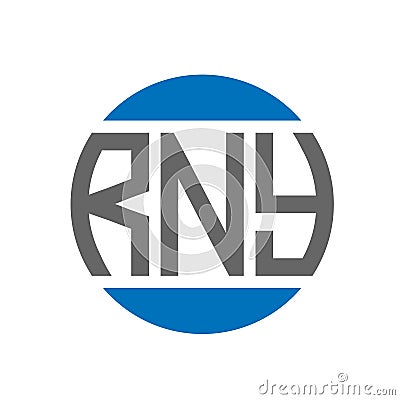RNY Letter Logo Design On White Background. RNY Creative Initials ...