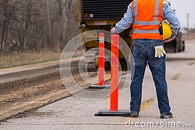Road Highway Construction Worker Royalty-Free Stock Photography ...
