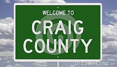 Road Sign For Craig County Royalty-Free Stock Photo | CartoonDealer.com ...