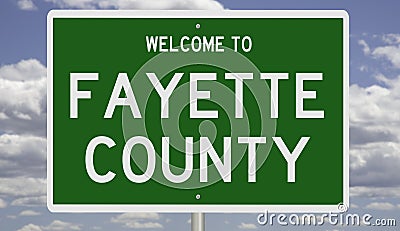 Road Sign For Fayette County Stock Image | CartoonDealer.com #165993691