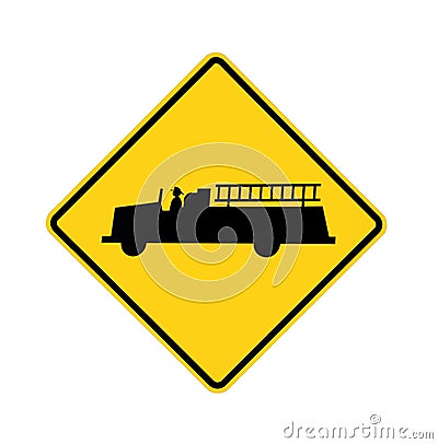Road Sign - Fire Station Stock Photography - Image: 10339962