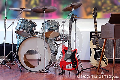 Rock Band Instruments Stock Photography | CartoonDealer.com #18172472