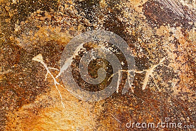 Rock Hieroglyphics Hawaii Stock Photo - Image: 29583720