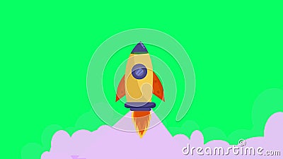 Rocket Animation Greenscreen Stock Video - Video of greenscreen ...