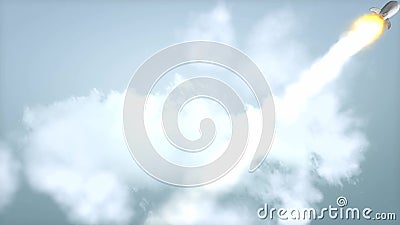 Rocket Flyby, Flying, Missile. Stock Footage - Video of flyover ...