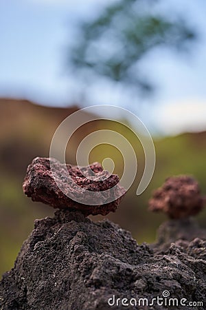 Rocks From An Extinct Volcano Stock Photography | CartoonDealer.com ...