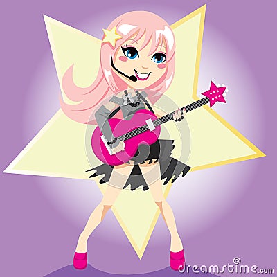 Rockstar Girl Royalty Free Stock Photo - Image: 19874445
