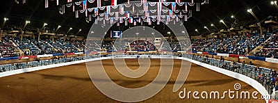 Rodeo Arena Panoramic Editorial Photography - Image: 18580987