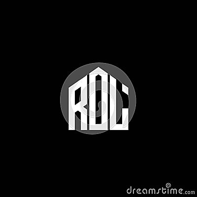 ROL Letter Logo Design On BLACK Background. ROL Creative Initials ...