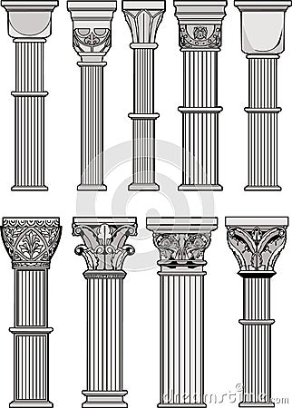 Roman Columns Stock Photos - Image: 17872673