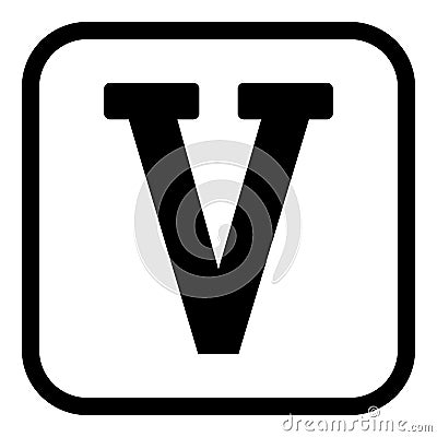 Roman Numeral Five Stock Illustration | CartoonDealer.com #208039477