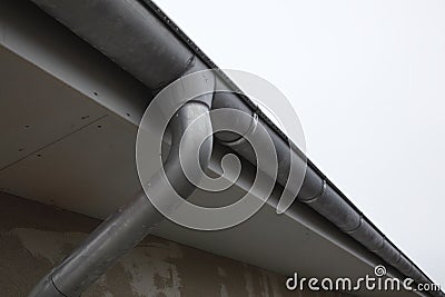 Roof And Water Pipe Royalty Free Stock Photography - Image: 17103477