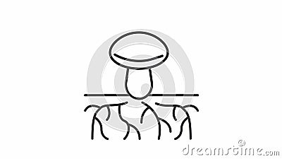 Root Systems Icon Animation Set Stock Video - Video of seedling ...