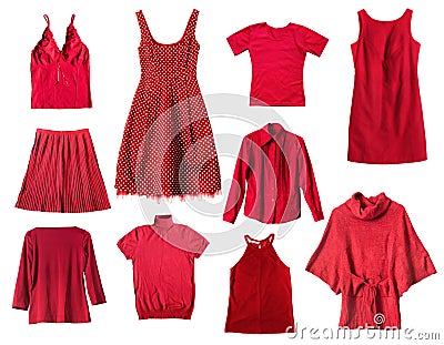 Ropa Roja Foto de archivo - Imagen: 46048890