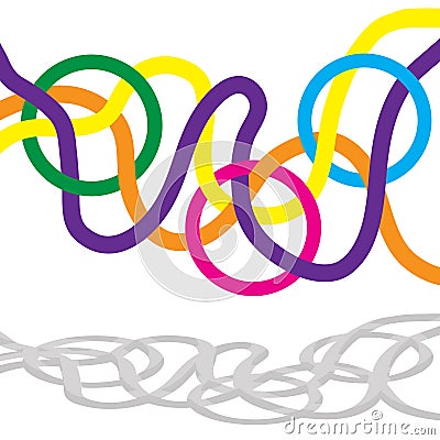 Ropes And Rings Cartoon Vector | CartoonDealer.com #53868551