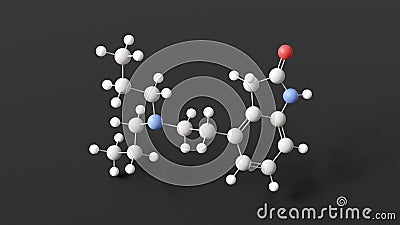 Ropinirole Molecule, Molecular Structure, Antiparkinsonian Agents, Ball ...