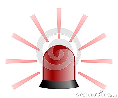 Rotating Beacon - Red Royalty Free Stock Image - Image: 8317836