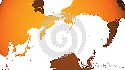 Rotating Blue Earth Globe Map Stock Video - Video of isolated, sphere ...