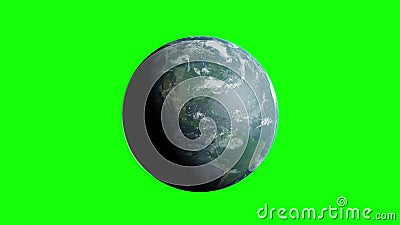 Rotating Earth on Green Screen Stock Video - Video of slow, globe ...