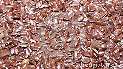 Rotating of Falling Flex Seed on White Background Stock Video - Video ...