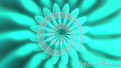 Rotating Flower Pattern. Motion. Beautiful 3d Flower Rotates and ...