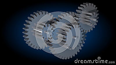 Rotating gears stock video. Video of technology, rotating - 41153299