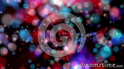 Rotating Multi Layered Background in Red and Blue Colors Stock Footage ...