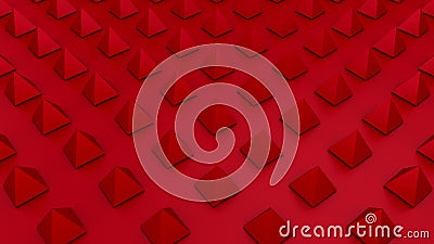 Rotating Pyramids Form a Wave Stock Video - Video of structure, form ...