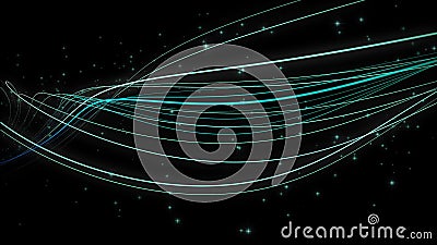 Rotating Strand and Particle Galaxy Loop Stock Footage - Video of ...
