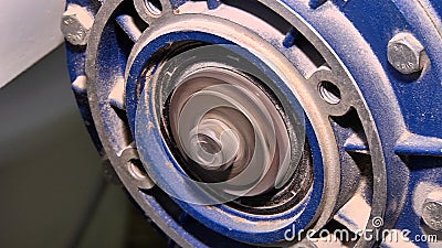 The Rotation of the Electric Motor Shaft Stock Footage - Video of ...