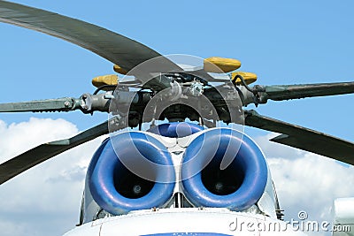 Rotors And Engines Of Russian Helicopter MI-8 Royalty Free Stock Images ...