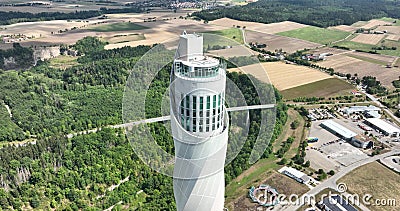Rottweil, 15th of August 2022, Germany. the TK Elevator Test Tower is ...