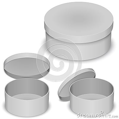 Round Box Vector Template Royalty Free Stock Photo - Image: 36912795