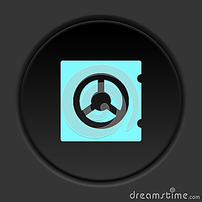 Round Button Icon, Plummet, Reference, Weight. Button Banner Round ...