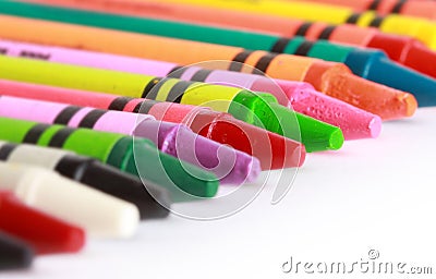 Row Of Crayons Stock Image | CartoonDealer.com #5899033