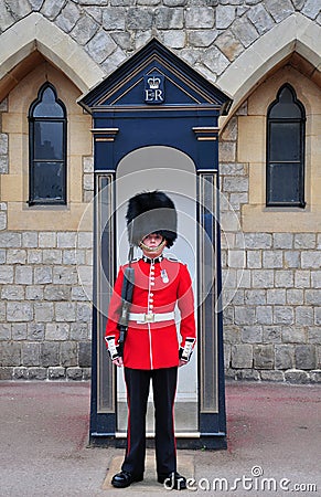 Royal Guard At Windsor Castle Editorial Stock Image - Image: 28418479