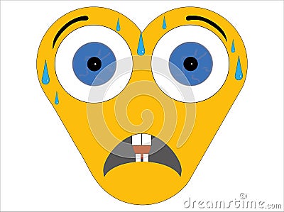 Vector Graphics Showing The Visualization Of A Human Face. Royalty-Free ...