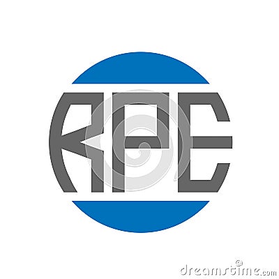 RPE Letter Logo Design On White Background. RPE Creative Initials ...